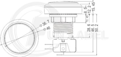 New Style Slot Machine Push Button For Coin Operated Game Machines ...