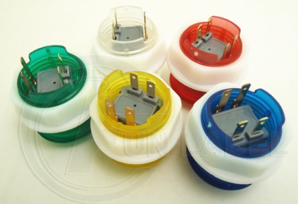 High Standard 24mm Multi Color Plastic Plug And Play Push Button With ...